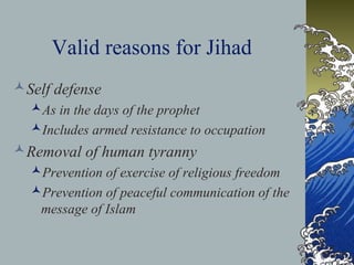 The concept of Jihad in Islam | PPT