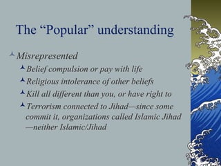 The concept of Jihad in Islam | PPT