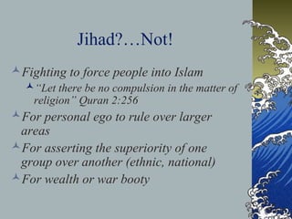 The concept of Jihad in Islam | PPT