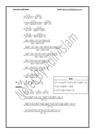 Grade 9 / O level Mathematics(Chapter #4) I AHSAN IRSHAD | PDF