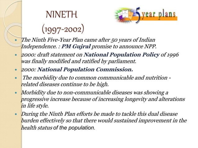 9th & 10th five year plan | PPTX | Healthcare Industry | Industries