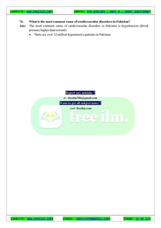 class 9 punjab text boad biology chapter 9 guide | PDF