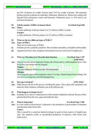 class 9 punjab text boad biology chapter 9 guide | PDF