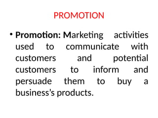 9TH BUSINESS MARKETING MIX PROMOTION PPT.pptx