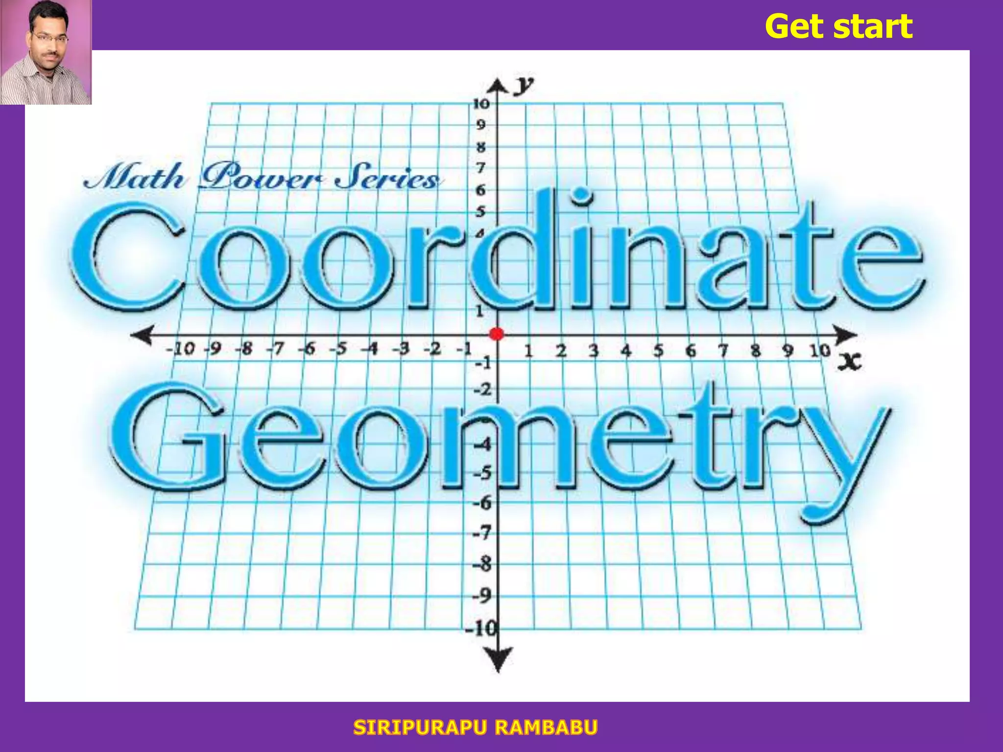 PPTs FOR 9TH CLASS COORDINATE GEOMETRY INTRODUCTION C | PPTX