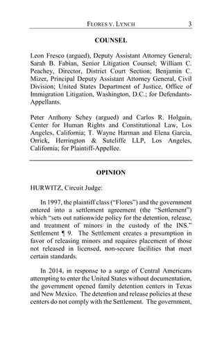 9th Circuit Appeal Court Flores Decision. | PDF | Adoption and ...