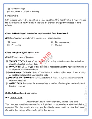 9th_Computer Full Exercise | PDF