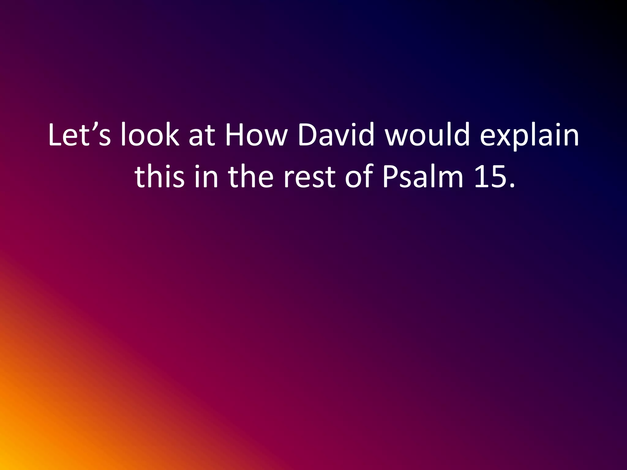 The Christ Centered Life (Part 10): Fellowship With God | PPT