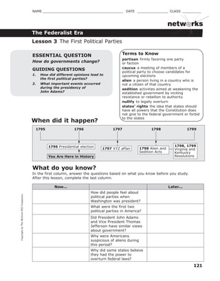 9the federalist era | PDF