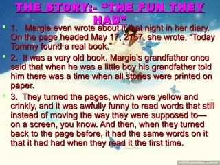 9 the fun they had | PPT