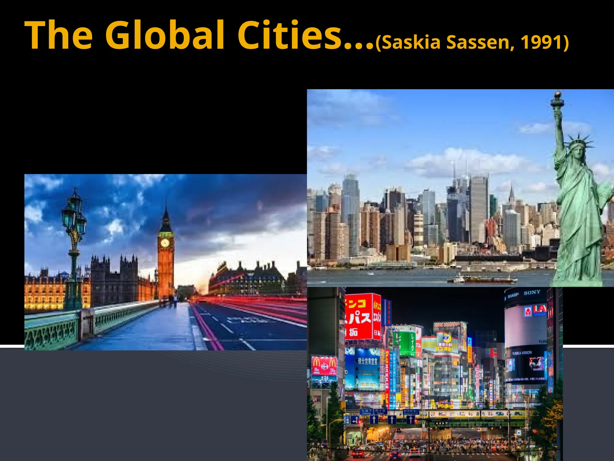The Global City in the Contemporary World | PPTX