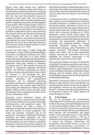 The Impact of Information Technology Integration on Government Services ...