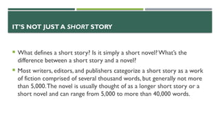 this is a short story, read at your own risk | PPTX