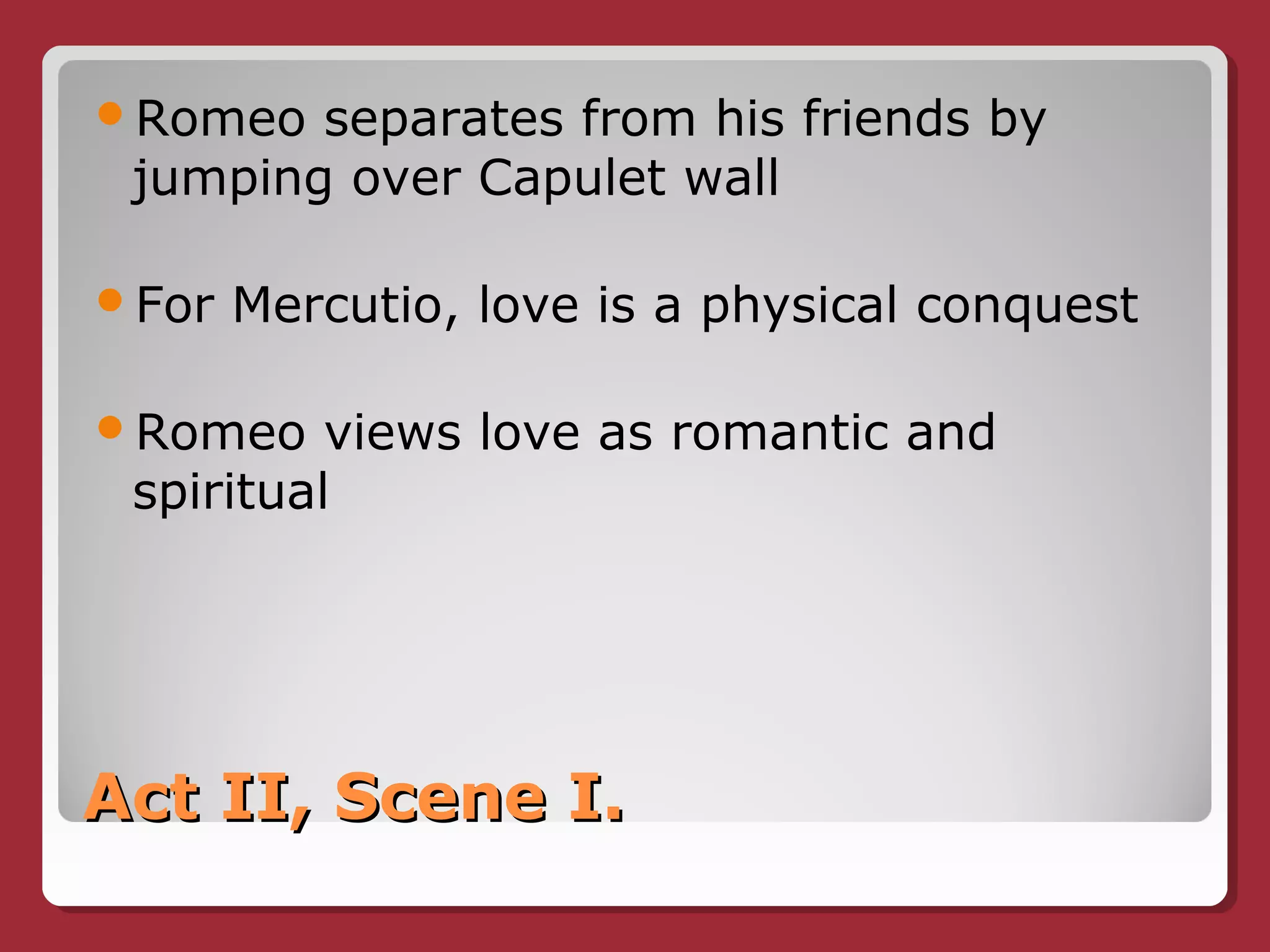 Romeo and Juliet Summary | PPT
