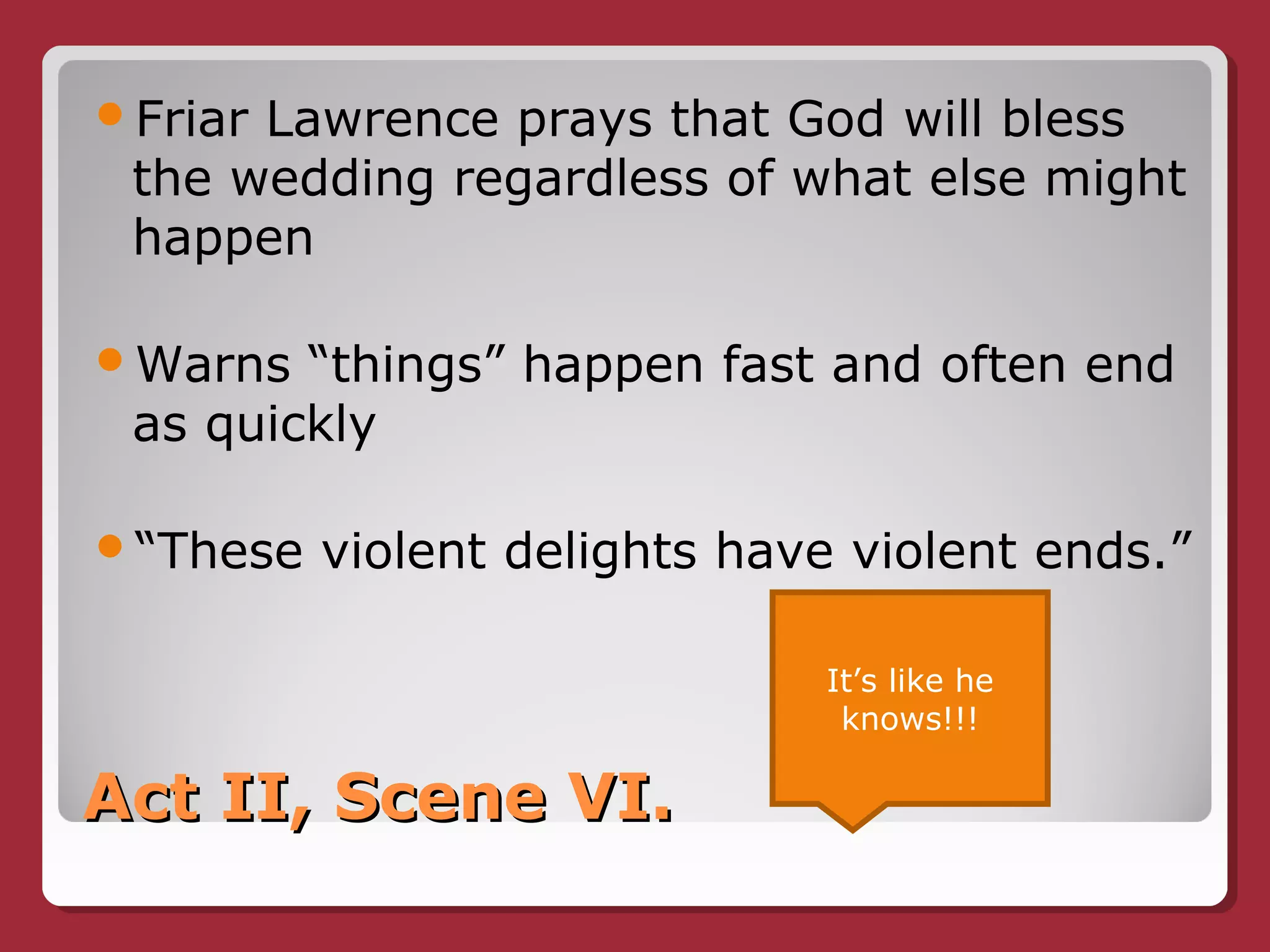 Romeo and Juliet Summary | PPT
