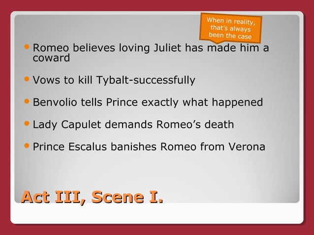Romeo and Juliet Summary | PPT | Romance | Genres