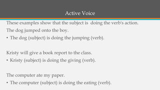 9th grade english active passive persuasion | PPTX | Education