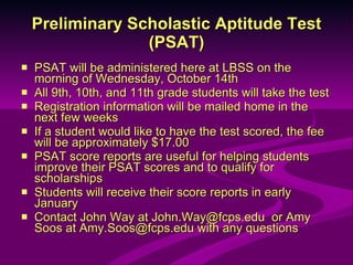 9th grade parent night20092010 final | PPT