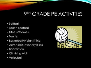 9th grade physical education | PPTX