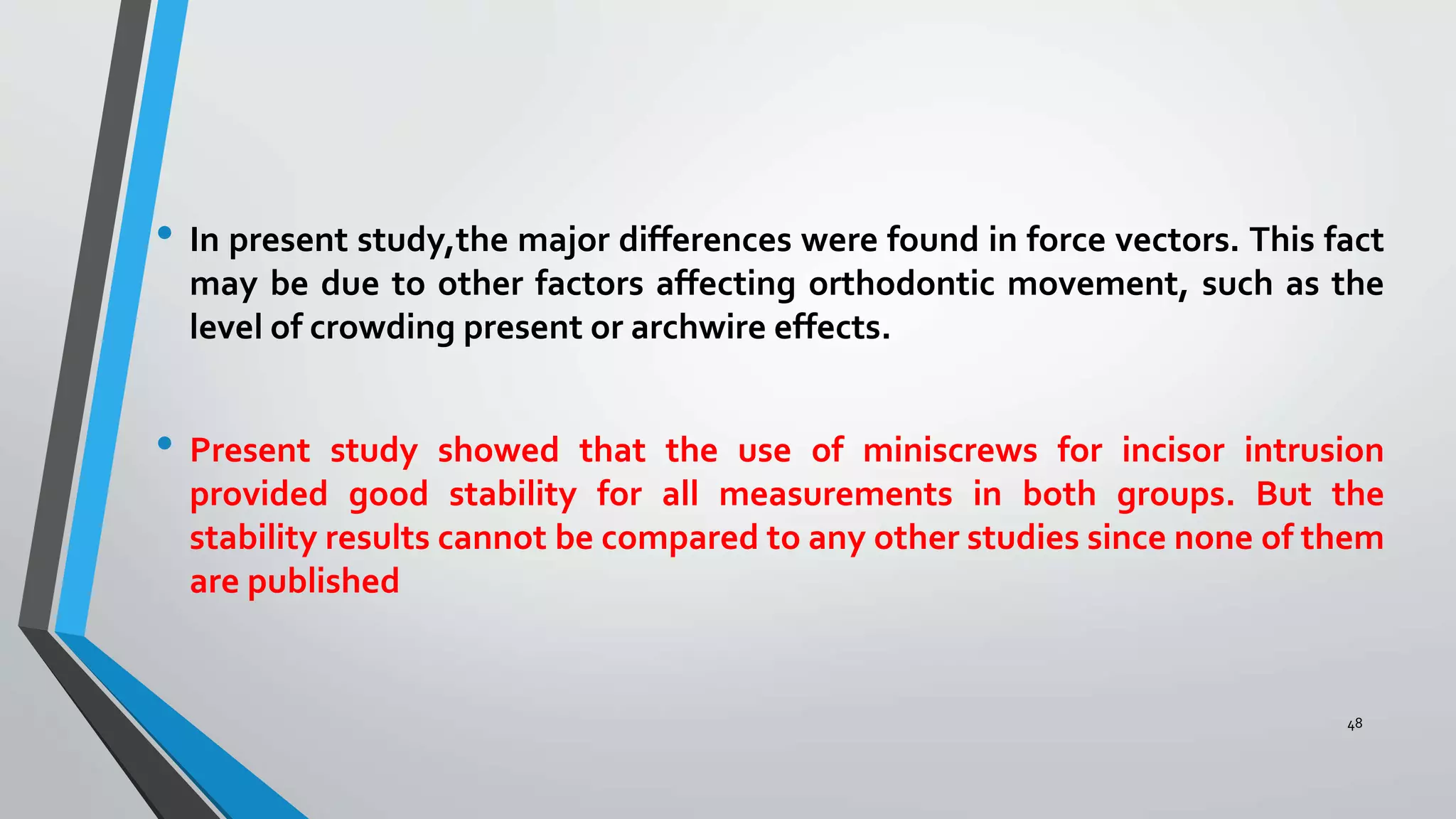 JC One versus two anterior miniscrews for correcting upper.pptx | Dental Health | Diseases and ...
