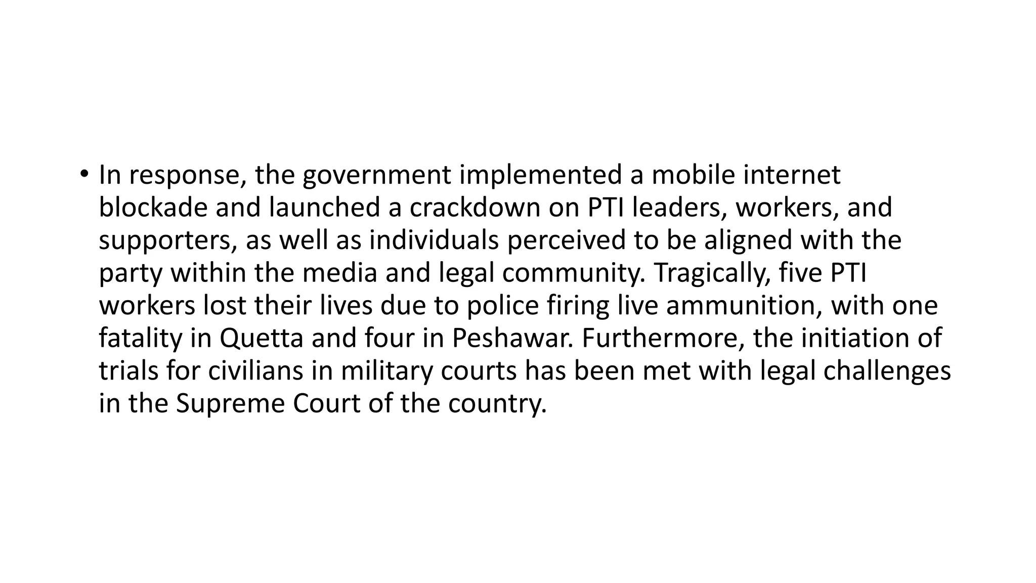 9th May Riots in Pakistan - 2023 - a presentation .pptx