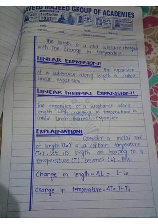 9th physic paper presentation best notes | PDF