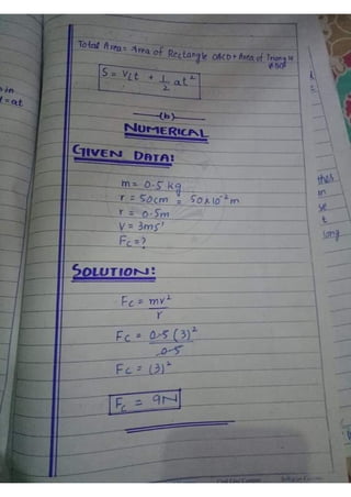 9th physic paper presentation best notes | PDF