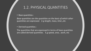 9th Physics Chpater# 1 Federal board pakistan | PPTX