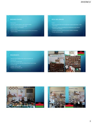 Promoting ESD Using Locally Available Resources: A Case of Machinga TTC ...