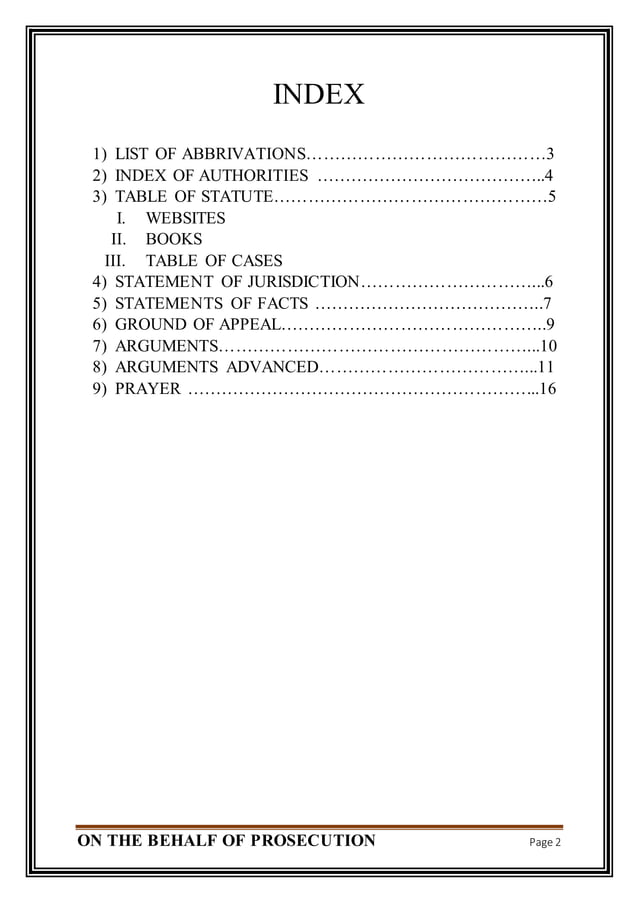 memorial of ipc sec 302 and 326 B | DOCX