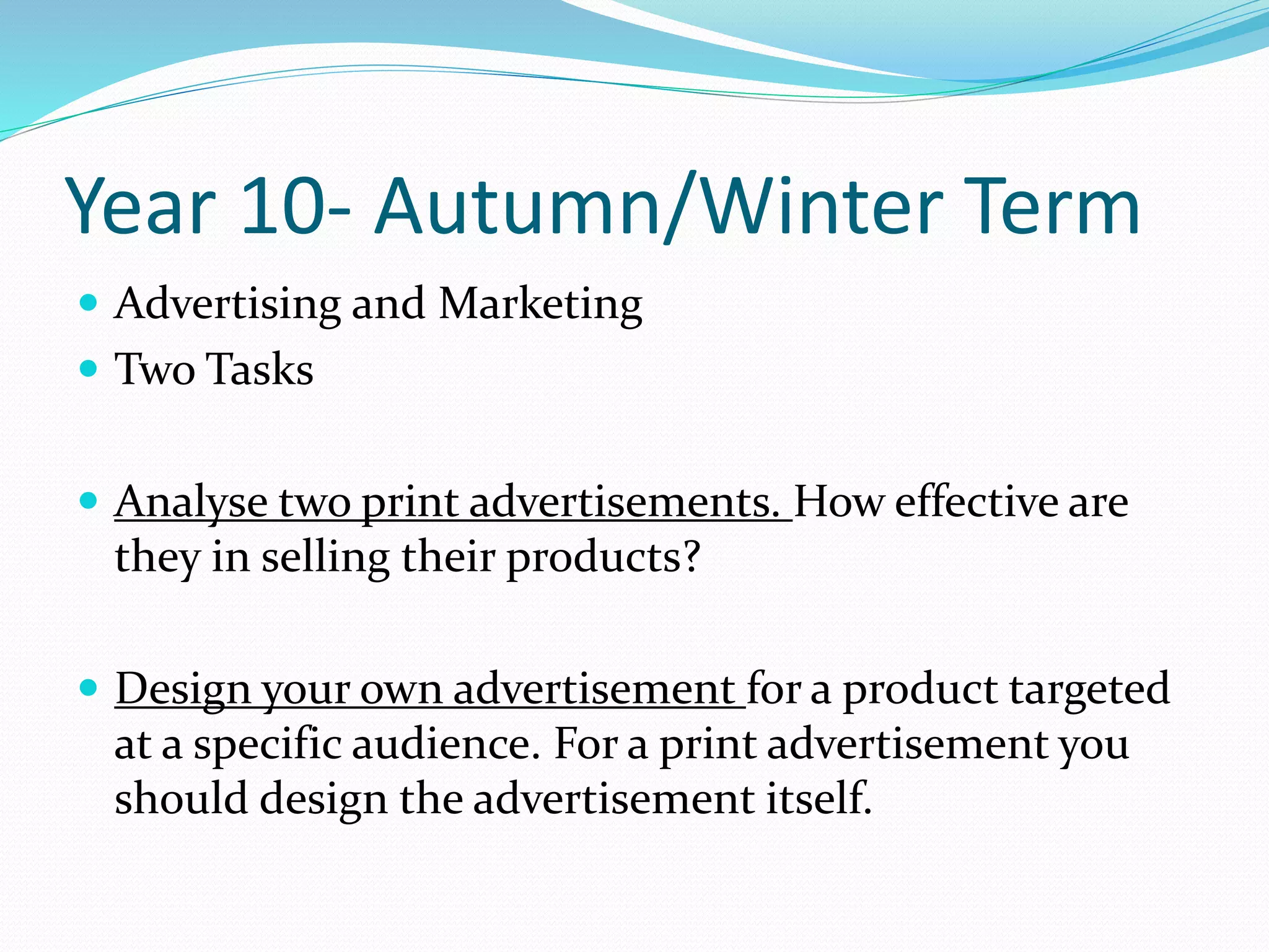 Introduction to GCSE Media (Year 10) | PPT