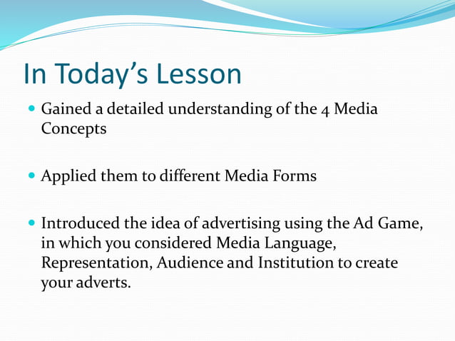 Introduction to GCSE Media (Year 10) | PPT