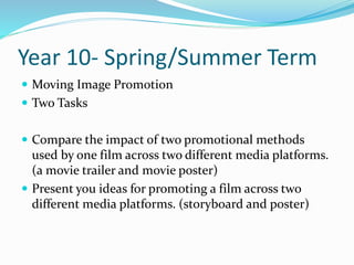 Introduction to GCSE Media (Year 10) | PPT