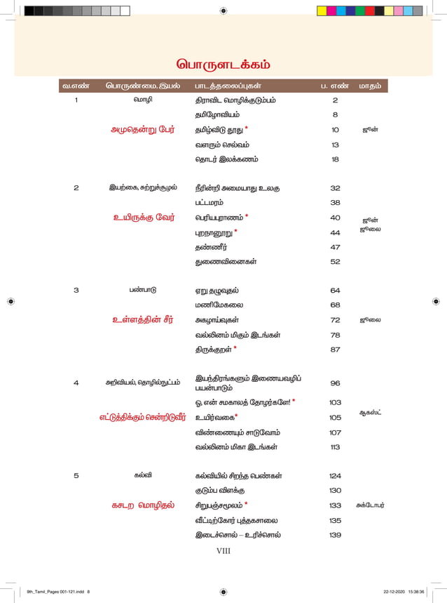 9th standard tamil 2020 edition | PDF
