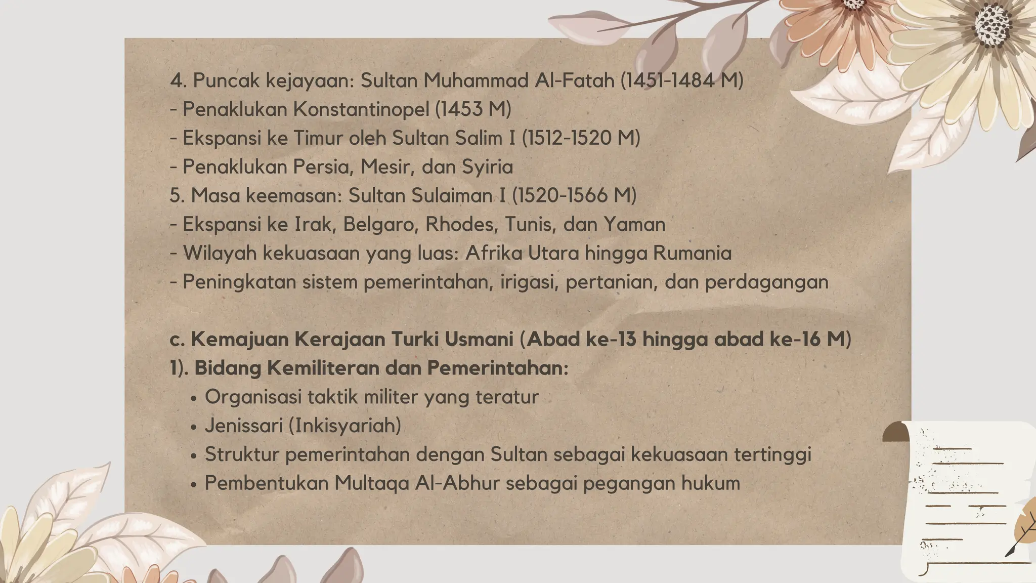 Tiga Kerajaan Besar Islam (Turki Usmani, Safawi Persia dan Mughal India ...