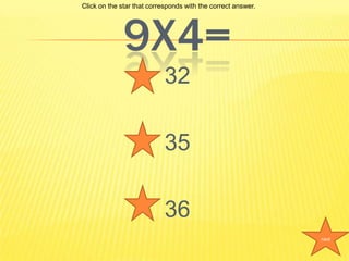 9 Times Table Drill | PPTX
