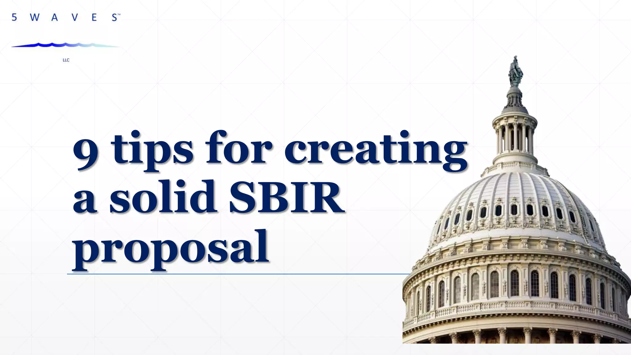 9 tips for_creating_a_solid_sbir_proposal | PPTX | Business | Business ...