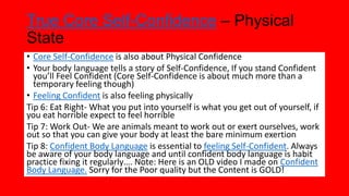 9 tips for gaining Self Confidence | PPT