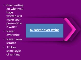9 Tips To Improve Your Handwriting | PPTX