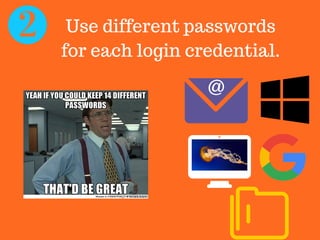 9 Tips to Strengthen Password Security | PPT