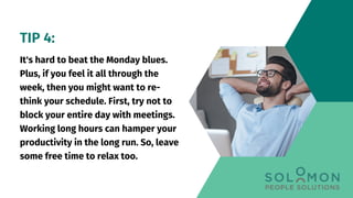 9 tips to work more effectively from your desk! | PDF