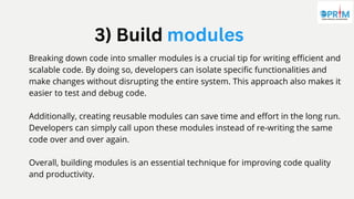 9 Tips to write efficient and scalable code.pdf