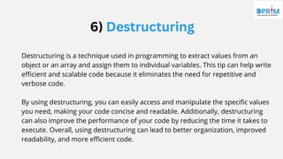 9 Tips to write efficient and scalable code.pdf