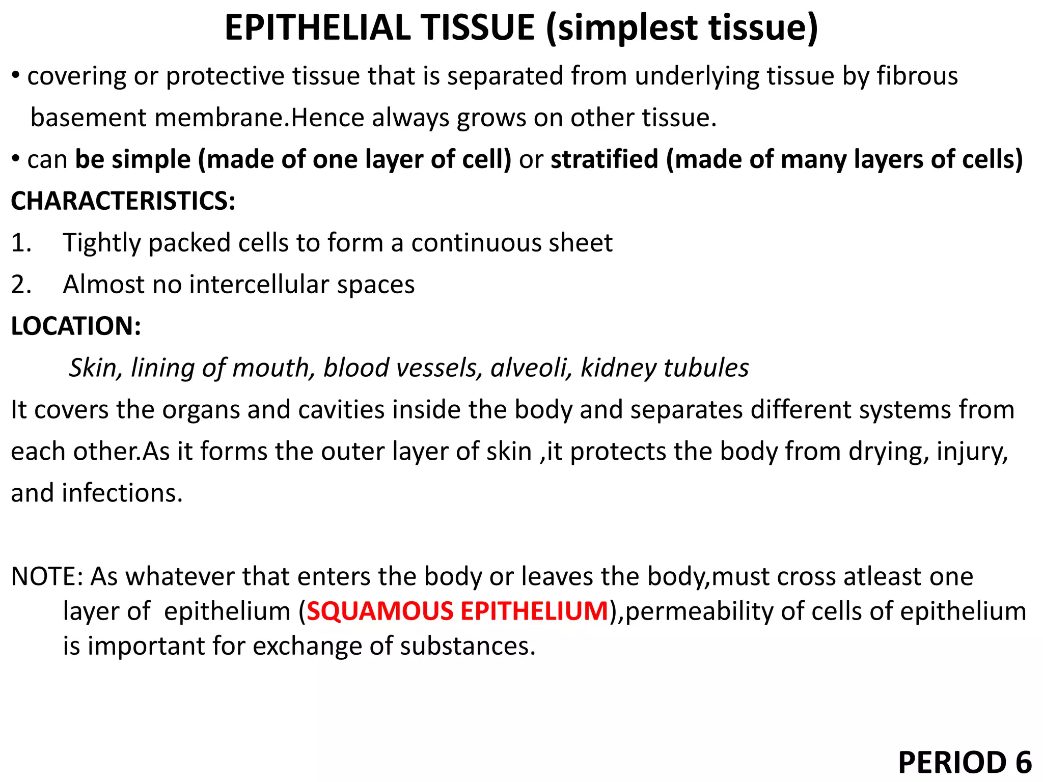 9 tissues ppt | PPTX