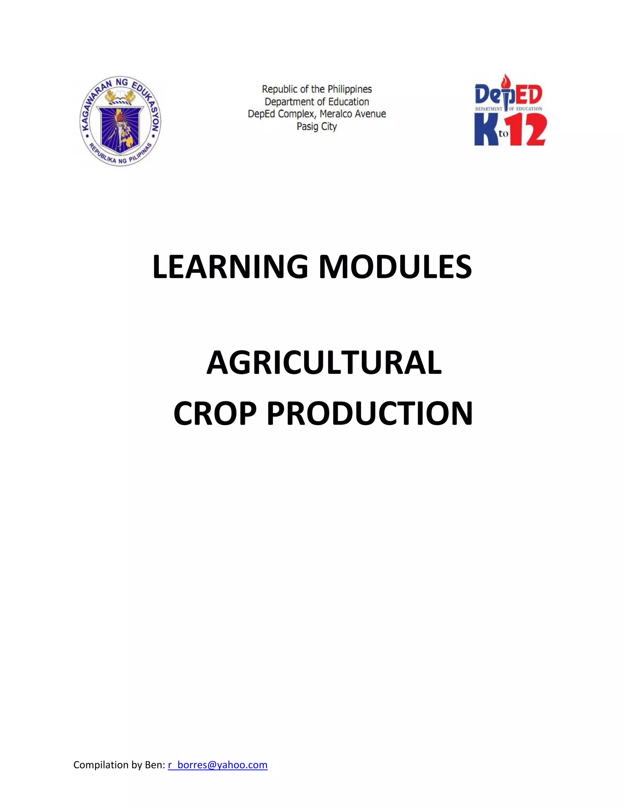 Grade 9 Learning Module in Technology and Livelihood Education ...