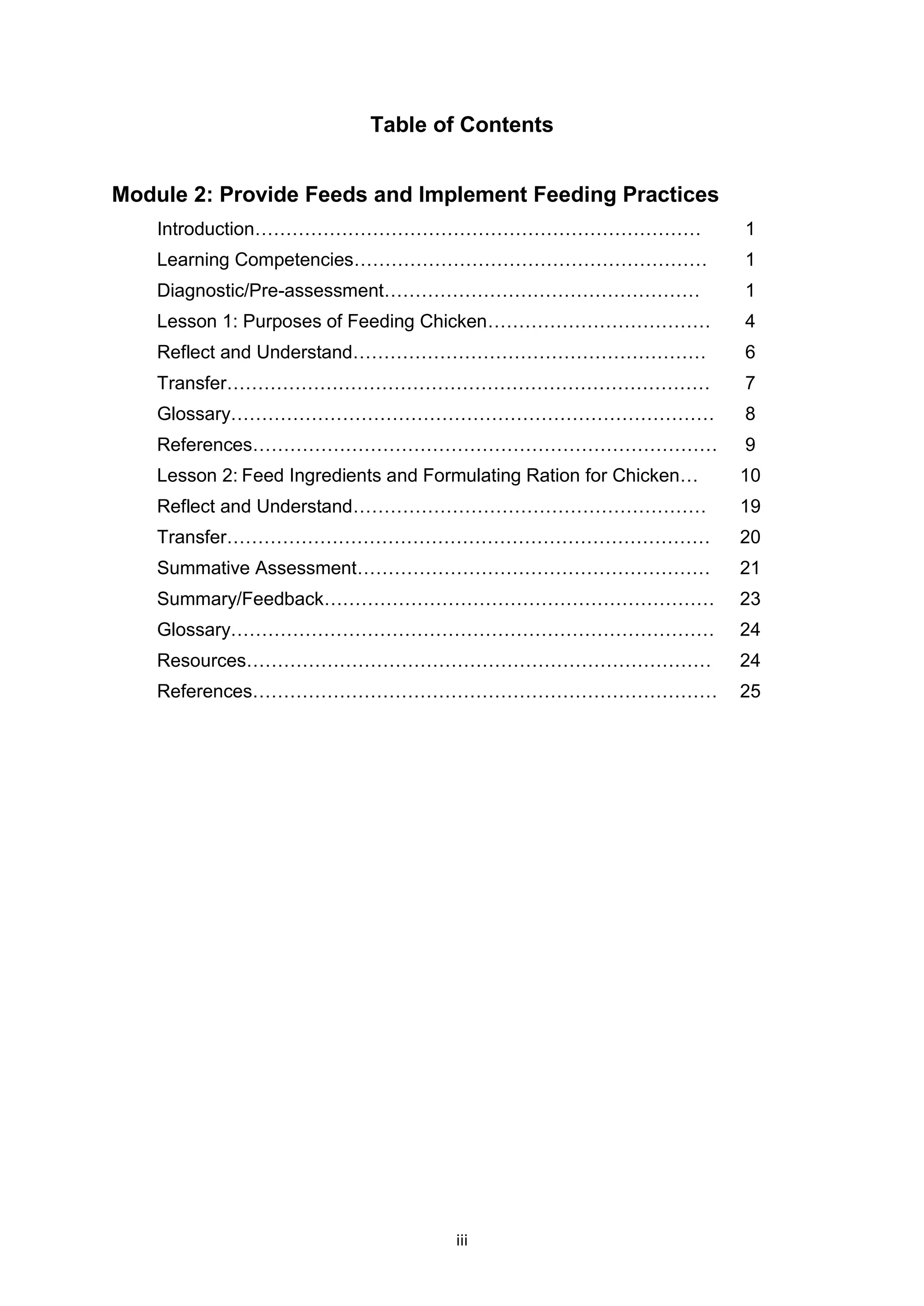 9 tle poultry production module 2_provide feeds | PDF