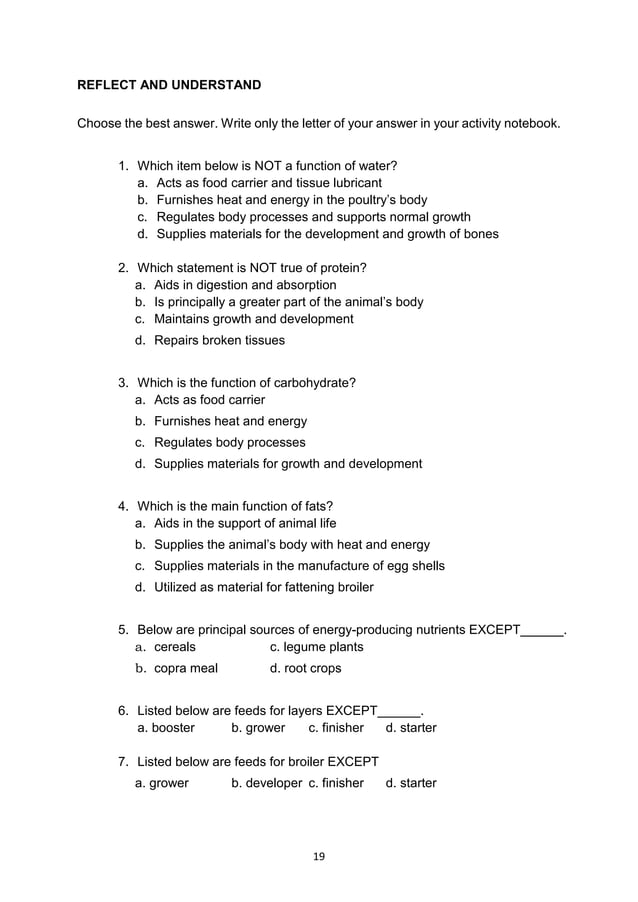 9 tle poultry production module 2_provide feeds | PDF | Agriculture | Industries