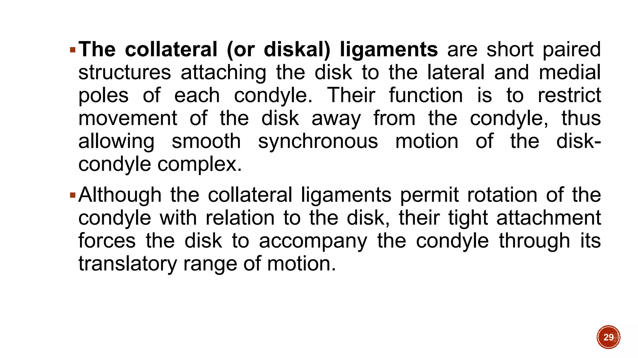 Lecture 9 TMJ anatomy examination | PPTX