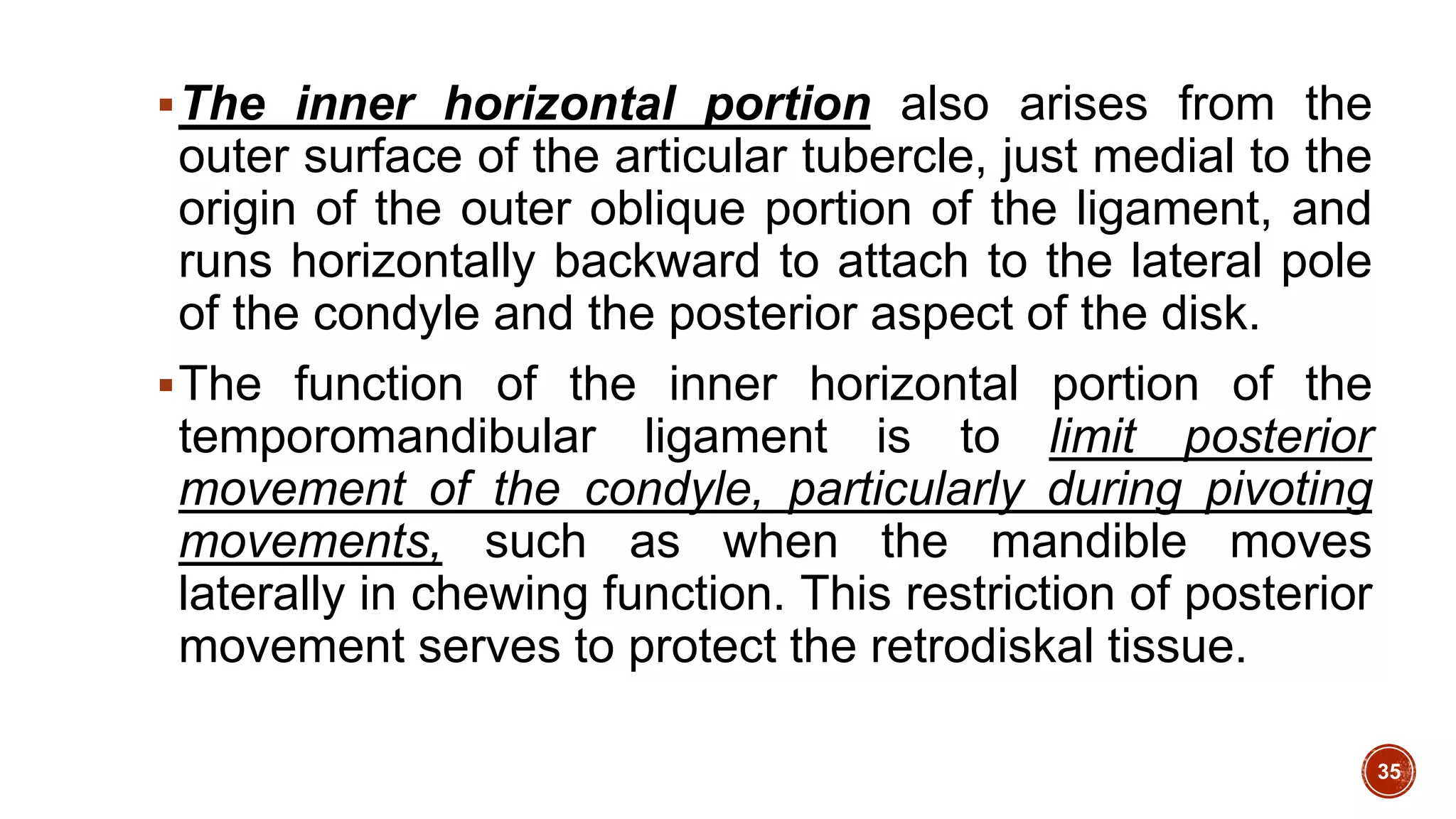 Lecture 9 TMJ anatomy examination | PPTX