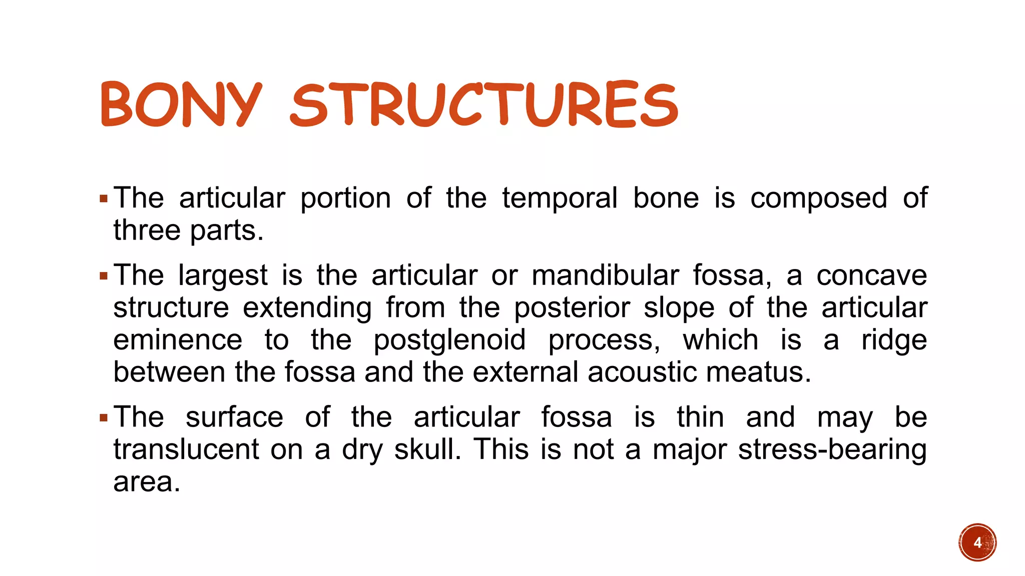 Lecture 9 TMJ anatomy examination | PPTX